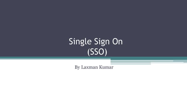 Understanding SAML 2.0: Enhancing Secure Authentication | PPTX