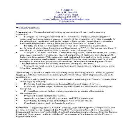 Martha's Resume | PDF