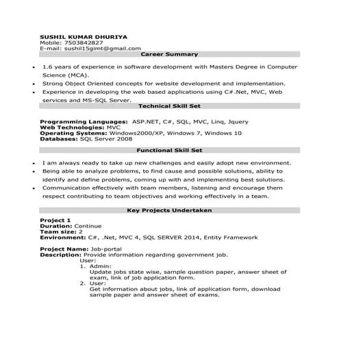 Cv vipul valvi_java_developer | PDF