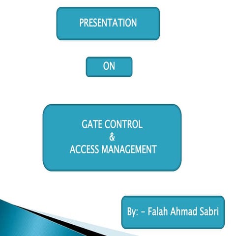 Gunnebo Gate Management System | PPTX