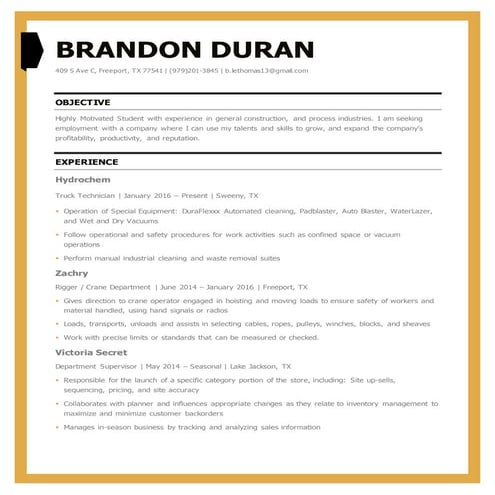 Resume CAPs | PDF