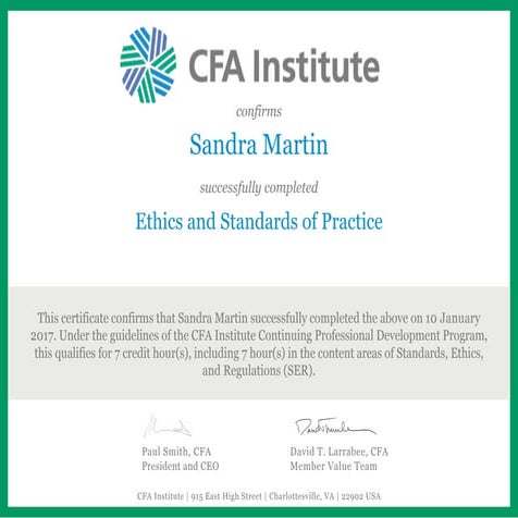 Final Certificate | PDF
