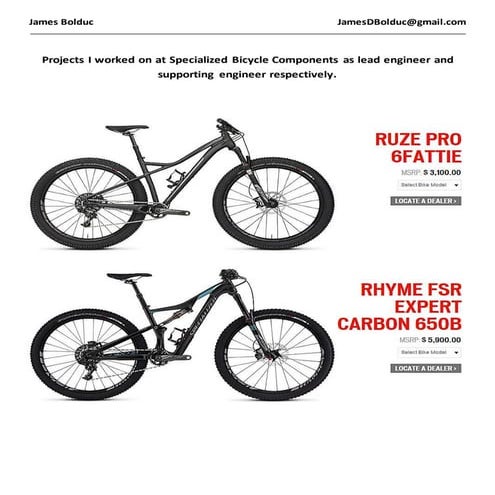 James Bolduc presentations