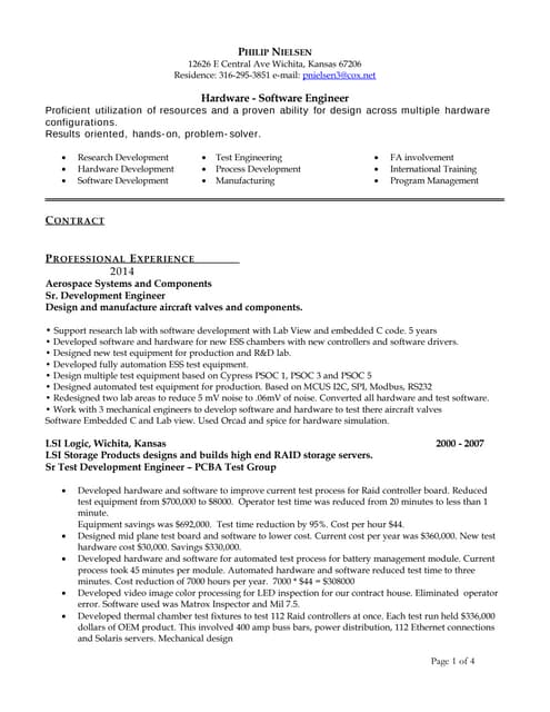 AMERISON TOM Resume | PDF