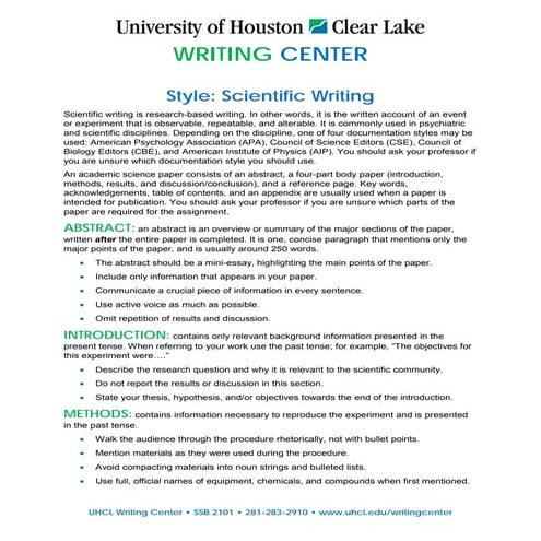 scientificwriting | PDF