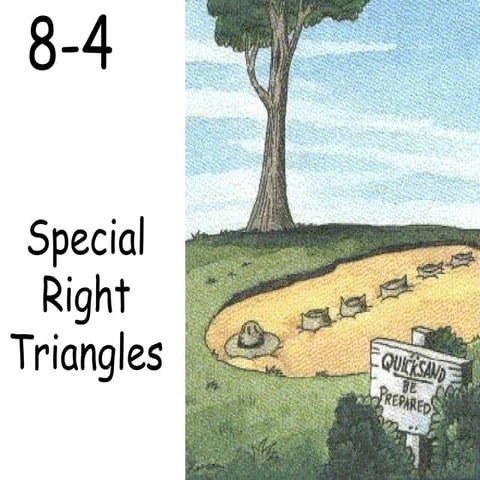 8 4 Special Rt Triangles | PPT