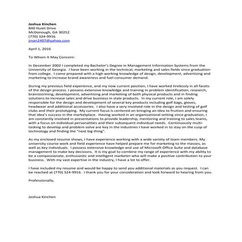 Josh Kinchen Cover Letter-MKTG | DOC