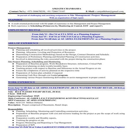 AMJATH-PLANNER CV | DOC