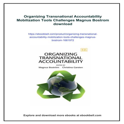 Organizing Transnational Accountability Mobilization Tools Challenges ...