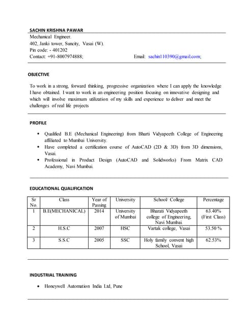 My Resume final infosys(border photo) | DOCX