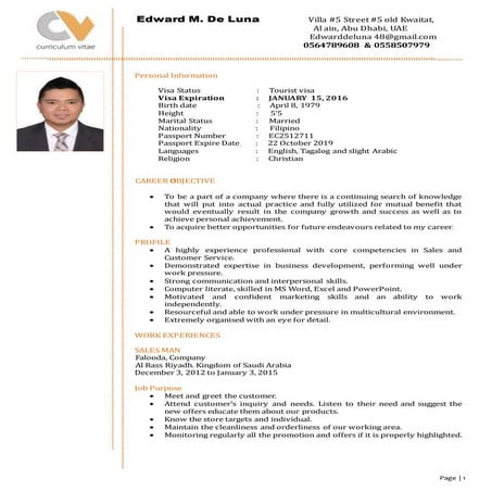 Please see attached file of my resume. | DOCX