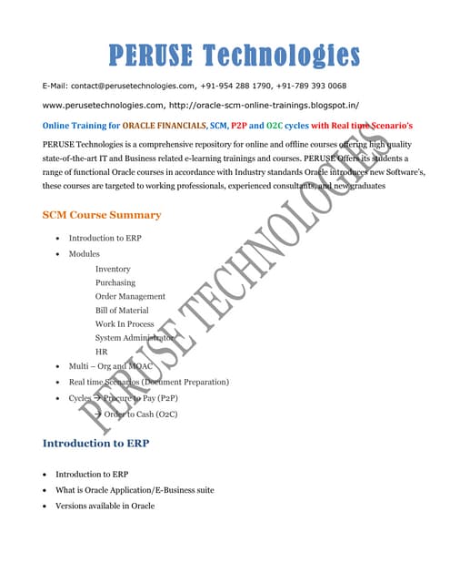 Oracle Manufacturing Outside Processing Ebs Pptx Business Business