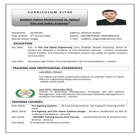 saddam cv | PDF