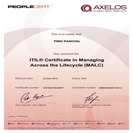 MALC-Managing across lifecycle | PDF