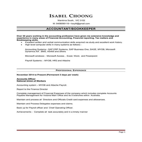 Isabel Choong_Resume | DOC