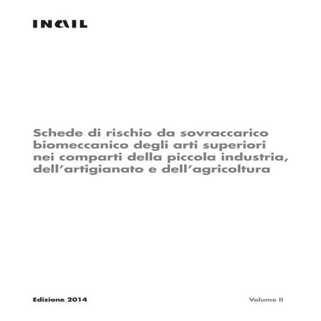 84 2015 inail rischio da sovraccarico | PDF | Manufacturing Industry ...
