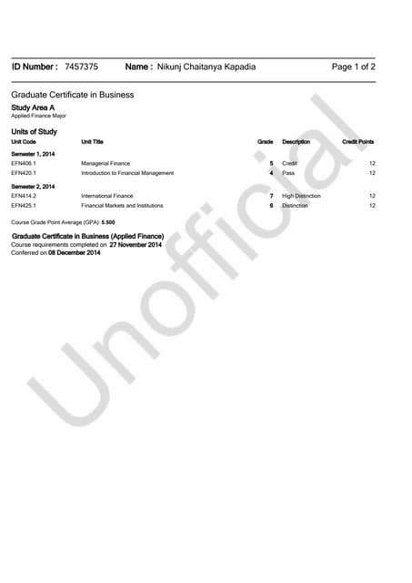 Nikunj - BCC Work Experience Letter | PDF