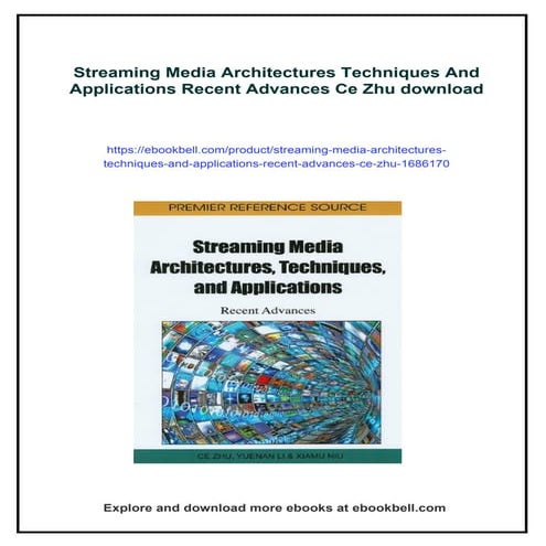 Streaming Media Architectures Techniques And Applications Recent ...