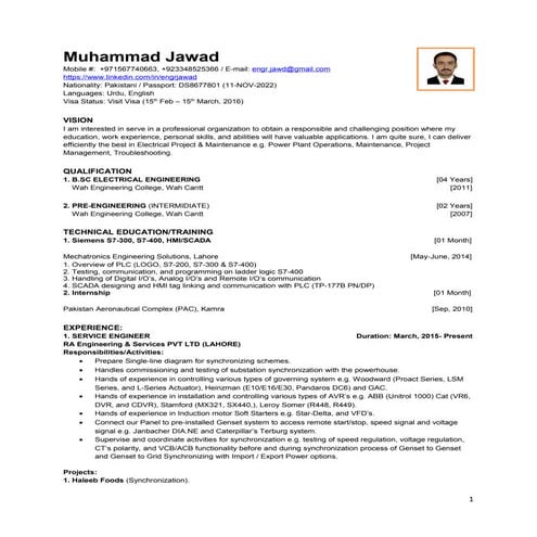 Muhammad Jawadresume Pdf 