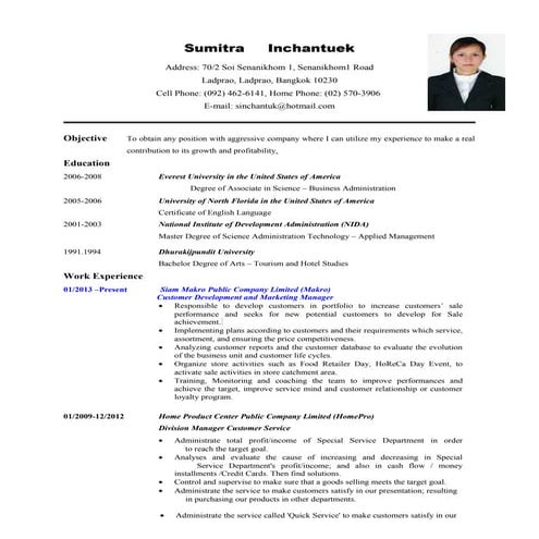 Piyaporn resume | PDF