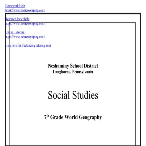 84594557 7th-grade-world-geography-05-06-03-1-1 | PPT