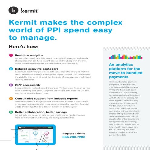 Kermit Product Sheet | PDF