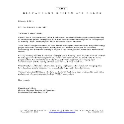 CBRE Reference Letters | PDF