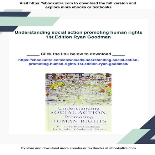 Understanding social action promoting human rights 1st Edition Ryan ...
