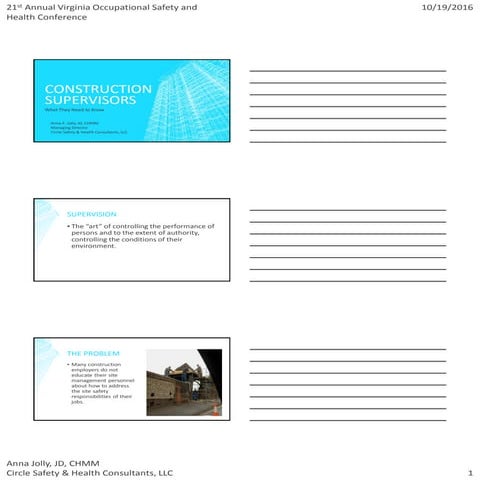 Construction Supervisors | PDF