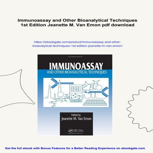 Immunoassay and Other Bioanalytical Techniques 1st Edition Jeanette M. Van Emon | PDF