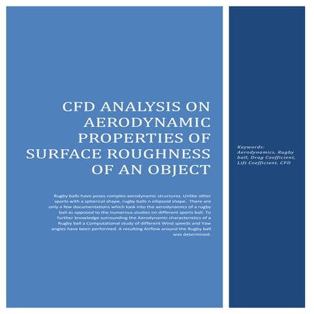 Final Report - CFD Analysis on Aerodynamic | PDF