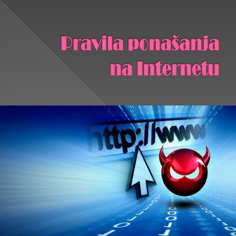 846 pravila ponašanja na internetu | PPTX