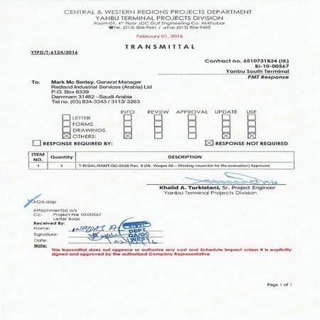 Approval Letter | PDF