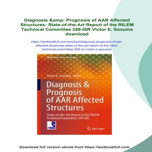 Diagnosis & Prognosis of AAR Affected Structures: State-of-the-Art ...