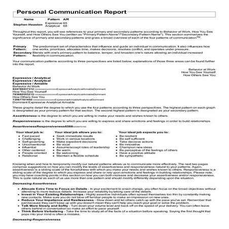 Personal_Communication_Report | PDF