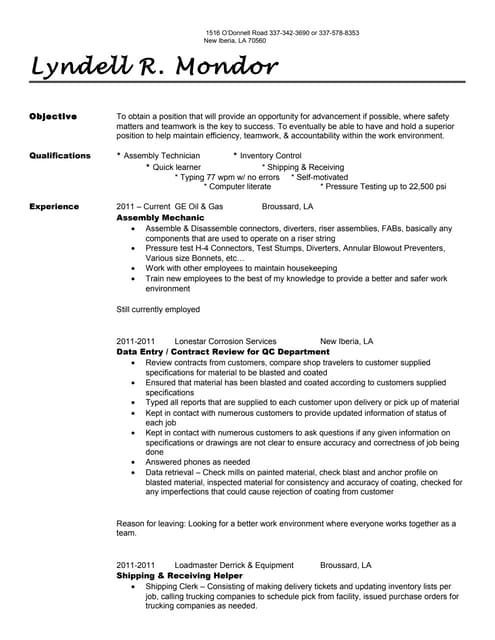 Tracey Resume 17 new