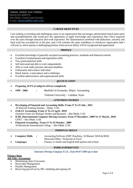 Mudassar Qureshi CV | PDF