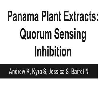 Plant Extract Presentation | PPTX