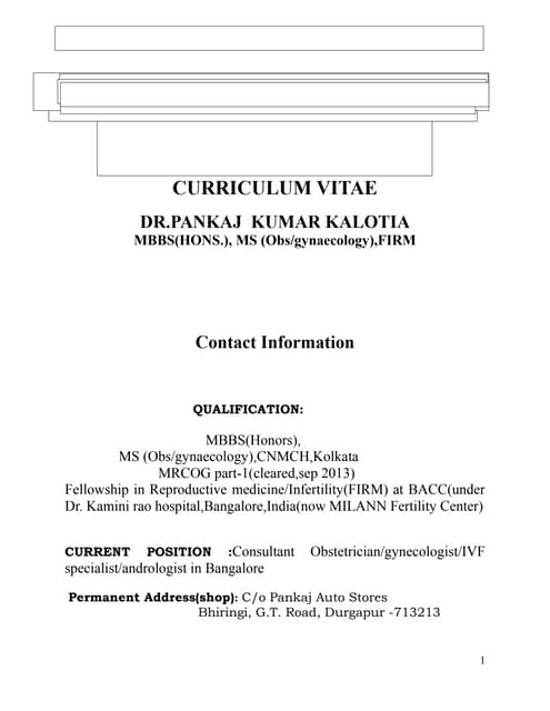 CV of Dr Vinodhini Pradeep GheethIVF.pptx