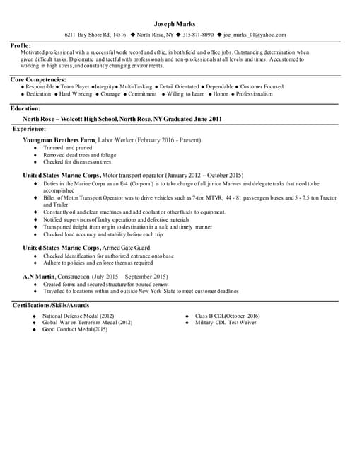 Resume | PDF