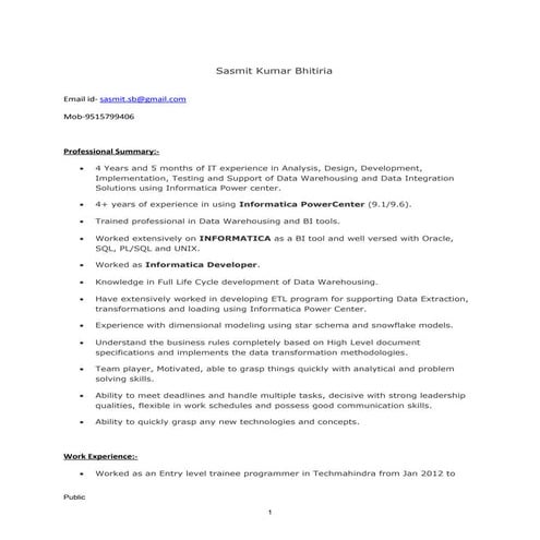 Senior Technical Writer / Project Manager | PDF