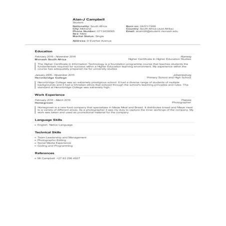 CurriculumVitae (3) | PDF