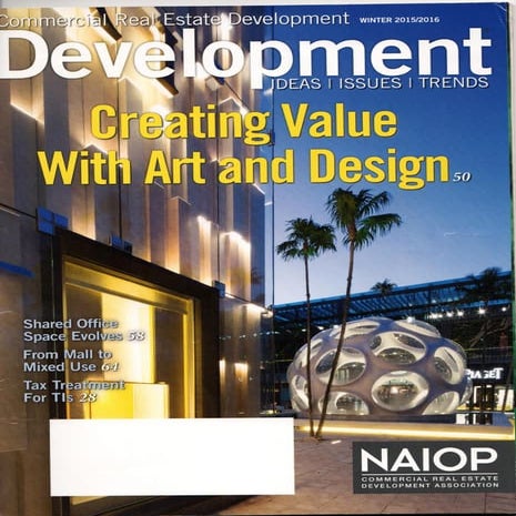2015 - NAIOP Development Magazine Feature article | PDF