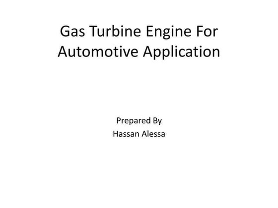 Turbojet engines | PPTX