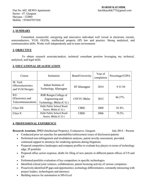 HARSHIT resume | PDF
