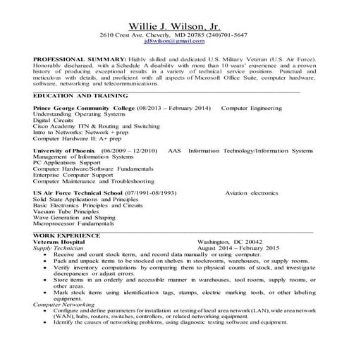 Work Resume | PDF