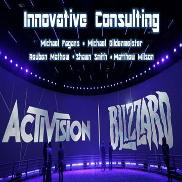 Capstone Project Activision Blizzard | PPTX
