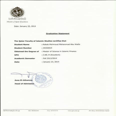 graduation statement | PDF | Graduation | Personal Celebrations & Life ...