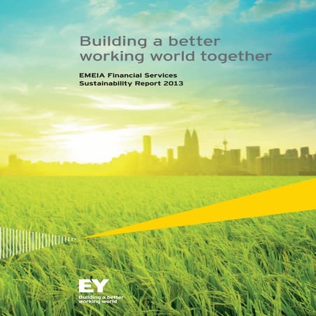 EY EMEIA FS Corporate Sustainability Report FY2013_FINAL | PDF