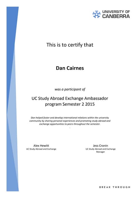 certificate_UNV | PPT